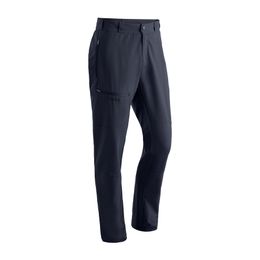 Funktionshose Maier Sports "Latit M", Herren, Gr. 46, Normalgr&ouml;&szlig;en, blau (dunkelblau), 88% Polyester (Recycelt), 12% Elasthan, Hosen Funktionshose, Herren Wanderhose, atmungsaktive Outdoor-Hose, 4 Taschen, Regular Fit