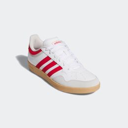 Sneaker adidas Sportswear "HOOPS 4.0", Herren, Gr. 46, wei&szlig; (cloud wei&szlig;, better scarlet, gum 3), Synthetik, Schuhe Sneaker