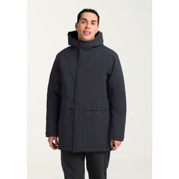 Funktionsmantel Jack Wolfskin "COLD CAMP COAT M", Herren, Gr. XL (54/56), blau (schwarznavy), Obermaterial: 100% Polyester. F&uuml;llung: 100% Polyester. Futter: 100% Polyester, M&auml;ntel Funktionsmantel