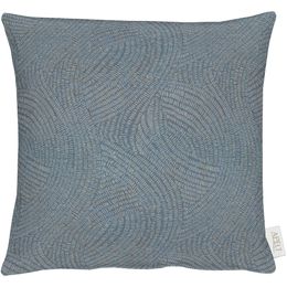 Dekokissen Apelt "1102" Gr. 2, blau (hellblau, unifarben), B:49cm L:49cm, Polyester, Dekokissen_Sitzkissen_Kissenh&uuml;llen, Dekokissen, Kissenh&uuml;lle ohne F&uuml;llung, 1 St&uuml;ck