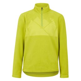 Sweatshirt Ziener "JONKI-Z midlayer junior", M&auml;dchen, Gr. 140, electric grass, Obermaterial: 100% Polyester, Sweatshirts Sweatshirt