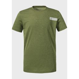Sch&ouml;ffel Funktionsshirt SCH&Ouml;FFEL "Urban CIRC T Shirt Style Baguio MNS", Herren, Gr. 56, gr&uuml;n (6737, gr&uuml;n), Oberstoff: 100% Polyester, Rundhals, Shirts Funktionsshirt
