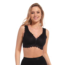 Bustier MAGIC BODYFASHION, Damen, Gr. S, N-Gr, schwarz, Obermaterial: 70% Polyamid, 30% Elasthan, BHs Bustier, Nahtlose Verarbeitung f&uuml;r ein unsichtbares Aussehen