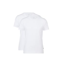 JOOP! T-Shirt JOOP "Everyday", Herren, Gr. XXL, wei&szlig;, Jersey, Obermaterial: 95% Baumwolle, 5% Elasthan, regular fit h&uuml;ftbedeckend, Rundhals, gerader Abschluss, Shirts T-Shirt, Rundhalsausschnitt, kurz&auml;rmelig