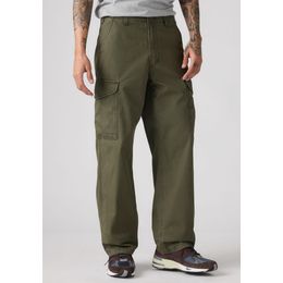 Levi's Cargohose LEVI'S "LV Hose XX CARGO BAGG", Herren, Gr. 30, L&auml;nge 34, gr&uuml;n (forest night), Web, Obermaterial: 100% Baumwolle, bequem lang, Hosen Cargohose, bequeme Passform
