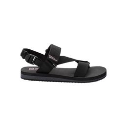 Sandalette Jack Wolfskin "URBAN ENTDECKUNG BELT SANDAL W", Damen, Gr. UK 7 - EU 40,5, Normalschaft, schwarz, Main Material 100% Polyamide Sole, Schuhe Sandalette