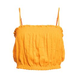 Crop-Top Roxy "Bikini Vibes", Damen, Gr. M, orange (mock orange), 100% Baumwolle, Tops Crop-Top