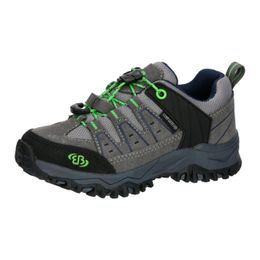 Br&uuml;tting Outdoorschuh BR&Uuml;TTING "Outdoorschuh Mount Pinos Kids Low", M&auml;dchen, Gr. 29, grau, Veloursleder, Schuhe Outdoorschuh