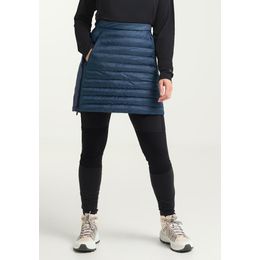 A-Linien-Rock Jack Wolfskin "ROUTEBURN PRO INS SKIRT W", Damen, Gr. L (42/44), blau (midnightsky), Obermaterial: 100% Polyester, R&ouml;cke A-Linien-Rock