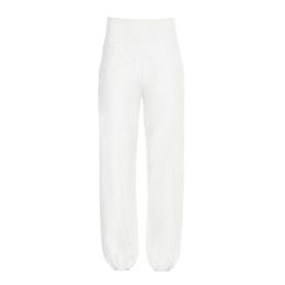 Sporthose WINSHAPE "Functional Light and Comfort Wide Leg Pants CUL102LC", Damen, Gr. L, Normalgr&ouml;&szlig;en, wei&szlig; (ivory), 85% Polyester, 15% Elasthan, Hosen Sporthose, mit Gummizug
