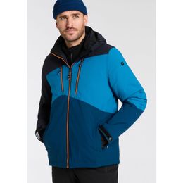 Winterjacke Killtec "KSW 306 MN SKI JCKT", Herren, Gr. XL, schwarz (schwarz blau), Obermaterial: 100% Polyester, Jacken Winterjacke