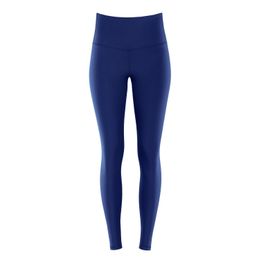 Leggings WINSHAPE "Functional Comfort AEL112C", Damen, Gr. L, Normalgr&ouml;&szlig;en, blau (dunkelblau), 85% Polyester, 15% Elasthan, Hosen Leggings, Ultra weicher, elastischer Funktionsstoff