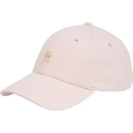 Baseball Cap Tommy Hilfiger "ELEVATED CHIC CAP", Damen, pink (foggy pink), Web, Baumwolle, unifarben, Caps Baseball Cap, Mit festem Schirm
