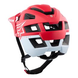Fahrradhelm Cratoni "MTB-Helm AllSet Pro rot/wei&szlig; matt" Gr. M, rot (rot, wei&szlig; matt), Helme, M, 100% Erzeugnis unbest Zusammensetzg EuZ., Fahrradhelm