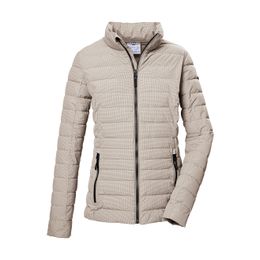 G.I.G.A. by Killtec Steppjacke "GS 64 WMN QLTD JCKT", Damen, Gr. 48, beige (hellbeige), Obermaterial: 100% Polyester;Futter: 100% Polyester;F&uuml;llung: 100% Polyester, G.I.G.A. DX BY KILLTEC, Jacken Steppjacke, Damen Steppjacke, wasserabweisend, winddicht