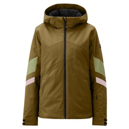 Skijacke Ziener "TARAINA-Z jacket lady", Damen, Gr. 42, seaweed, Obermaterial: 100% Polyester; Futter: 100% Polyamid; Wattierung: 100% Polyester, Jacken Skijacke