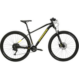Mountainbike KROSS "Hardtail Level 2.0" Gr. 56, schwarz (schwarz, schwarz), Fahrr&auml;der, Herren, 56cm, 29 Zoll (73,66cm) hinten: 29 Zoll (73,66cm), Mountainbike