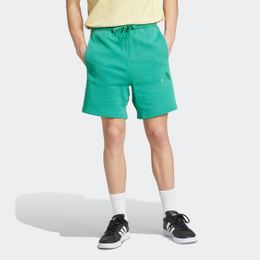 Shorts adidas Sportswear "M A SZN FT SHO", Herren, Gr. L, N-Gr, gr&uuml;n (semi court gr&uuml;n), Obermaterial: 100% Baumwolle, Hosen Shorts
