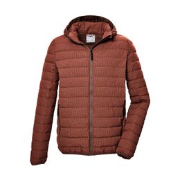 G.I.G.A. by Killtec Steppjacke "GS 84 MN QLTD JCKT", Herren, Gr. L, rot (rostrot), Obermaterial: 100% Polyester;Futter: 100% Polyester;F&uuml;llung: 100% Polyester, G.I.G.A. DX BY KILLTEC, Jacken Steppjacke, Herren Steppjacke m. abnehm. Kapuze, wasserabweisend, winddicht