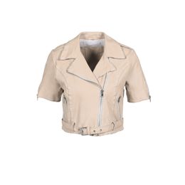 Lederjacke Freaky Nation "Coral Reef-FN", Damen, Gr. XL(42), beige, Oberstoff: 100% Leder; Futter: 100% Baumwolle, Jacken Lederjacke