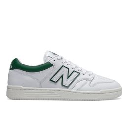 Sneaker New Balance "480", Herren, Gr. 37,5, wei&szlig; (wei&szlig;, timberwolf), Textil, Schuhe Sneaker