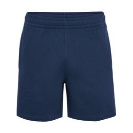 Shorts Hummel "HMLPULSE SWEAT SHORTS", Damen, Gr. XL, N-Gr, blau (marineblaus), Obermaterial: 60% Baumwolle, 40% Polyester, Hosen Shorts
