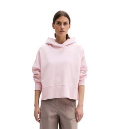 Marc O'Polo Hoodie MARC O'POLO, Damen, Gr. S, dried rose, Sweatware, Obermaterial: 100% Baumwolle, relaxed fit normal, B&uuml;ndchen, Sweatshirts Hoodie, relaxed fit mit recycelter Baumwolle, leicht verk&uuml;rzter Schnitt