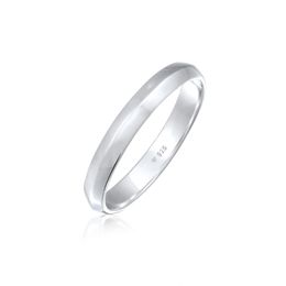 Silberring Elli "Ring Paaring Basic Trend Stapelring 925 Silber" Gr. 54, silber, Fingerringe, Damen, 54, Silber 925 (Sterlingsilber), Silberring