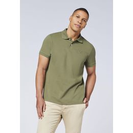 Poloshirt Chiemsee, Herren, Gr. S (44/46), dusty olive, 100% Baumwolle, ohne Ausschnitt, Shirts Poloshirt