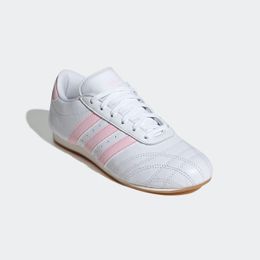 Sneaker adidas originals "TAEKWONDO", Damen, Gr. 39, cloud wei&szlig;, clear pink, gum 3, Leder, Schuhe Sneaker