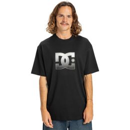 T-Shirt DC Shoes "DC Star Reflective", Herren, Gr. S, schwarz, Obermaterial: 75% Walkfrottier, 25% Walkfrottier;, Shirts T-Shirt