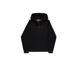 Hoodie Alpha Industries "DTM Alpha Hoodie", Herren, Gr. S, schwarz, Obermaterial: 80% Baumwolle, 20% Polyester, regular fit, Sweatshirts Hoodie