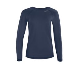Langarmshirt WINSHAPE "AET118LS", Damen, Gr. S, grau (anthrazit), 85% Polyester, 15% Elasthan, Rundhals, Shirts Langarmshirt, Functional Light and Soft Long Sleeve Top
