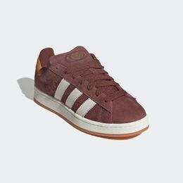 Sneaker adidas originals "CAMPUS 00S", Herren, Gr. 41, wei&szlig; (fox braun, sanftes wei&szlig;, rustic orange), Leder, Schuhe Sneaker