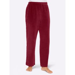 Nickihose feel good, Damen, Gr. 24/25, Kurzgr&ouml;&szlig;en, rot (dunkelrot), 80% Baumwolle, 20% Polyester, unifarben, Hosen Nickihose