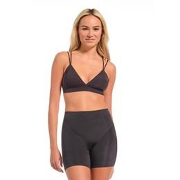 Shapinghose MAGIC BODYFASHION "Dream Shaper Short", Damen, Gr. L, schwarz, Obermaterial: 75% Polyamid, 25% Elasthan, unifarben, k&ouml;rpernah, Unterhosen Shapinghose, mit Anti-Reibungs-L&ouml;sung