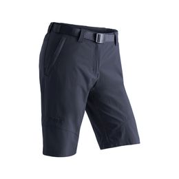 Funktionsshorts Maier Sports "Lawa", Damen, Gr. 38, Normalgr&ouml;&szlig;en, blau (dunkelblau), 90% Polyamid, 10% Elasthan, Hosen Funktionsshorts, Damen Shorts, kurze Wanderhose, Outdoorhose mit 2 Taschen, Regular Fit