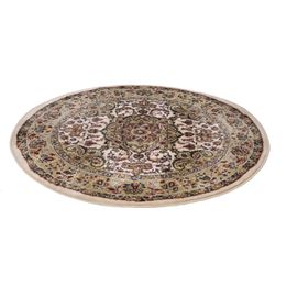 Teppich Theko "Hamadan 359", beige, H:10mm &Oslash;:133cm, Polypropylen, Teppiche, Teppich, Kurzflor, Orient-Optik
