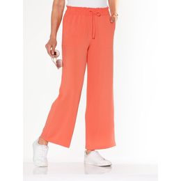 Schlupfhose Classic Basics, Damen, Gr. 40, Normalgr&ouml;&szlig;en, orange (koralle), 100% Polyester, unifarben, Hosen Schlupfhose