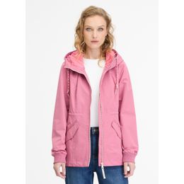 Outdoorjacke Ragwear "DOWEY", Damen, Gr. L (40), orange (coral), Web, Obermaterial: 100% Polyester, unifarben, Po-bedeckend, Jacken Outdoorjacke