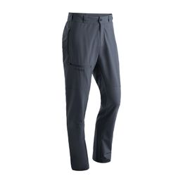 Funktionshose Maier Sports "Latit M", Herren, Gr. 27, Kurzgr&ouml;&szlig;en, grau, 88% Polyester (Recycelt), 12% Elasthan, Hosen Funktionshose, Herren Wanderhose, atmungsaktive Outdoor-Hose, 4 Taschen, Regular Fit