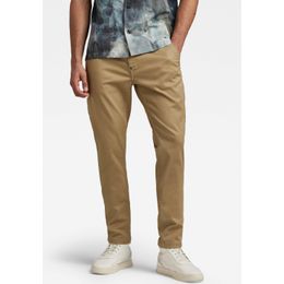 G-Star Raw Chinohose G-STAR "Skinny Chino 2.0", Herren, Gr. 30, L&auml;nge 34, wei&szlig; (safari), Twill, Obermaterial: 97% Baumwolle, 3% Elasthan, unifarben, skinny fit lang, Hosen Chinohose