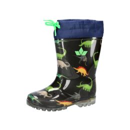 Gummistiefel Lico "Stiefel Powerlight W Blinky", Jungen, Gr. 30, blau, Synthetik, Schuhe Gummistiefel