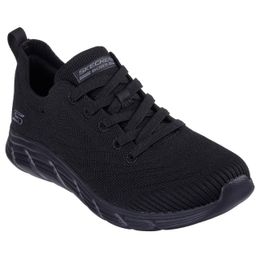 Sneaker Skechers "BOBS B FLEX LO-GRACEFUL STRIDE", Damen, Gr. 37, schwarz (schwarz, uni), Textil, Schuhe Sneaker, mit leichter EVA-Laufsohle, Topseller