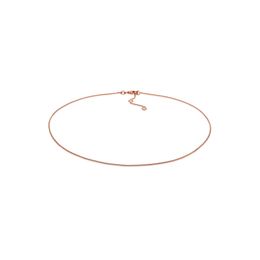 Kette ohne Anh&auml;nger Elli "Halskette 925 Sterling Silber Choker 36cm" Gr. 40, rosa (rosegold), Halsketten, Damen, 40, ohne Stein, Silber 925 (Sterlingsilber), Kette ohne Anh&auml;nger