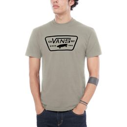 T-Shirt Vans "MNFULLPATCH", Herren, Gr. S, londonfog, Obermaterial: 100% Baumwolle, Shirts T-Shirt