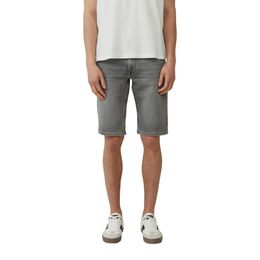 Shorts s.Oliver, Herren, Gr. 32, N-Gr, grau, Web, Obermaterial: 79% Baumwolle, 20% Polyester, 1% Elasthan, unifarben, regular fit kniefrei, Hosen Shorts, Sommerhose im Five-Pocket Style