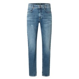 Straight-Jeans MAC "Arne", Herren, Gr. 38, L&auml;nge 32, mid blau authentic used, Denim/Jeans, Obermaterial: 95% Baumwolle, 3% Elastomultiester, 2% Elasthan, gerade, Jeans Straight-Jeans, in gepflegter Optik, mit Stretch