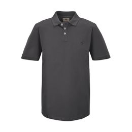 G.I.G.A. by Killtec Poloshirt "GS 5 MN PLSHRT GOTS", Herren, Gr. 4XL, grau (anthrazit), Obermaterial: 100% Baumwolle, G.I.G.A. DX BY KILLTEC, Shirts Poloshirt, GOTS-zertifiziertes Bio-Baumwoll-Polo mit dezenter Stickerei