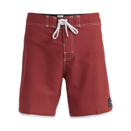 Boardshorts Quiksilver "Original Scallop 18", Herren, Gr. 36(XL), braun (henna), Obermaterial: 92% Microfaser, 8% Elasthan;, Hosen Boardshorts